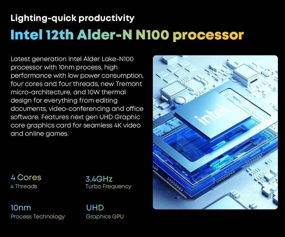 Laptop Chuwi MiniBook X-N100